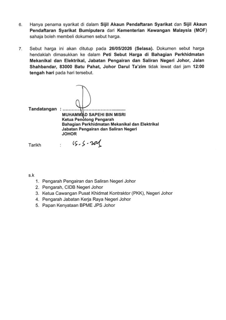 JPS JOHOR